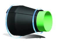 MOD W 3.78X6.625-EPDM | Casing End Seals Model W Pipe End Seal | Garlock